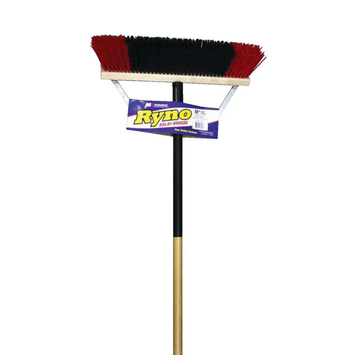 Ryno - 24" All Purpose Push Broom w/Red Handle - Eagle Global Solution