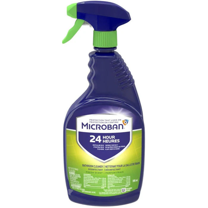 Microban - Bathroom Cleaner & Sanitizing Spray - Fresh/Citrus - Eagle ...