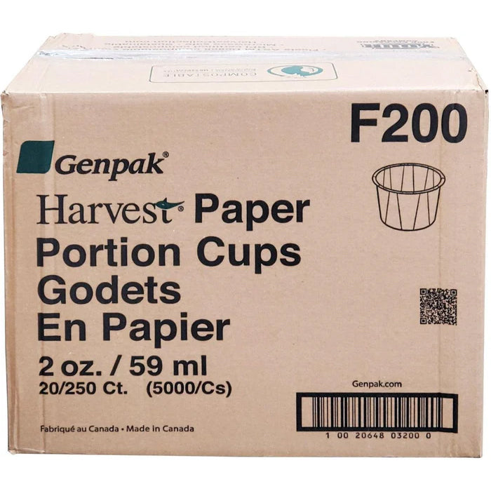 Genpak - Portion Cups - Paper - 2 oz - F200 – Eagle Global Solution